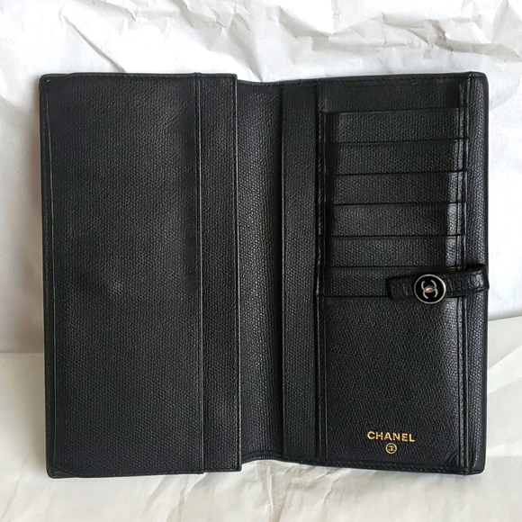 CHANEL | Bags | Authentic Vintage Chanel Coco Button Black Caviar ...